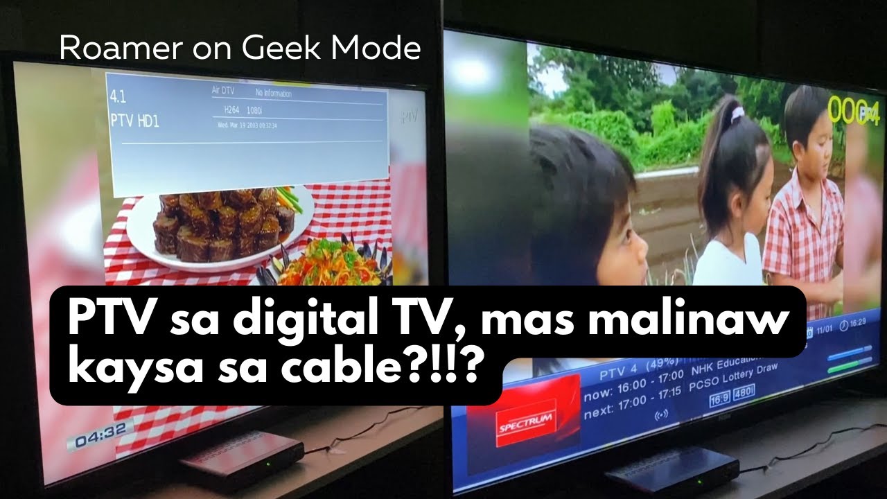 Digital TV vs. Cable: The Case of PTV | Roamer on Geek Mode - YouTube