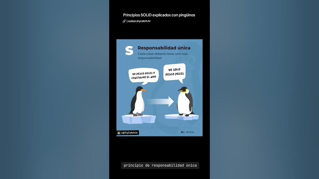 Principios SOLID explicados con pingüinos - YouTube