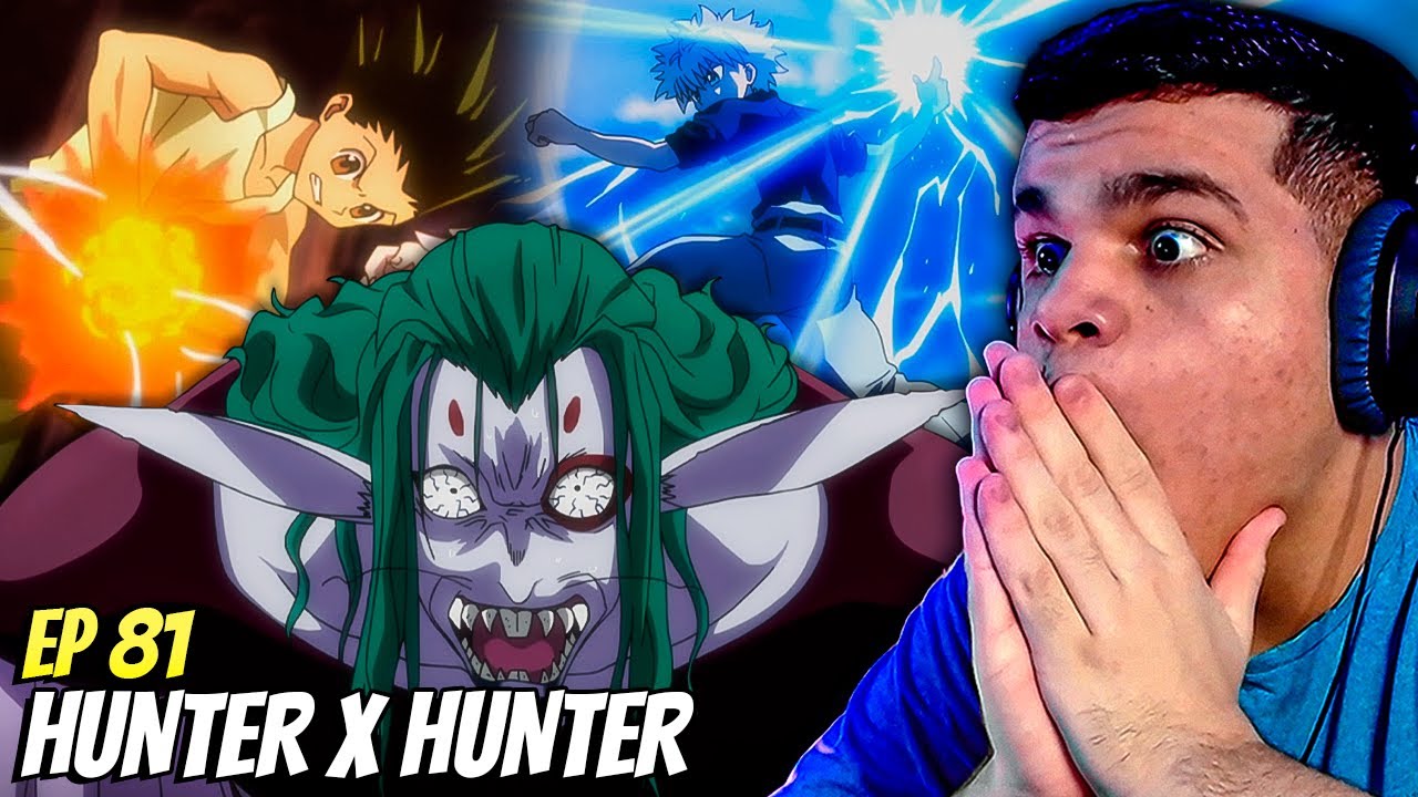 GON & KILLUA VS RAMMOT! ASSISTINDO HUNTER X HUNTER PELA PRIMEIRA VEZ EP ...