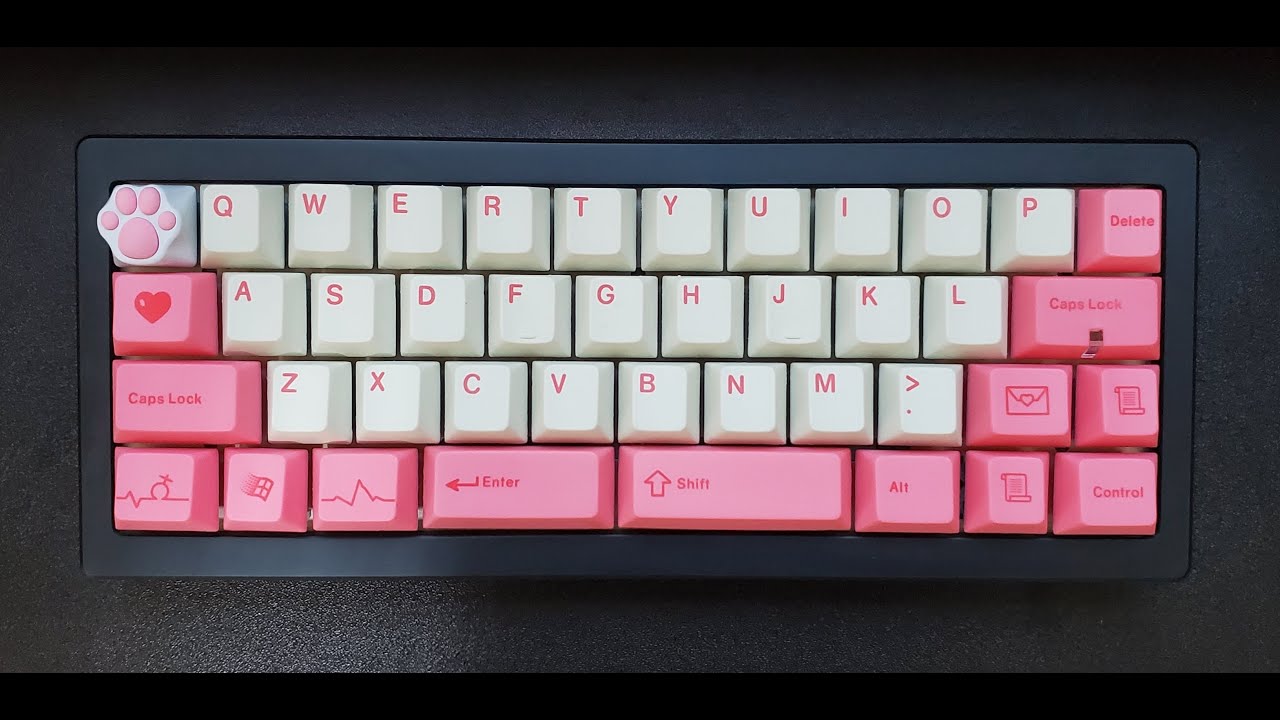 daisy 40% keyboard 타건 - YouTube