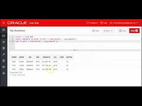 SQL Basics Geeks for Geeks lec 6 - YouTube