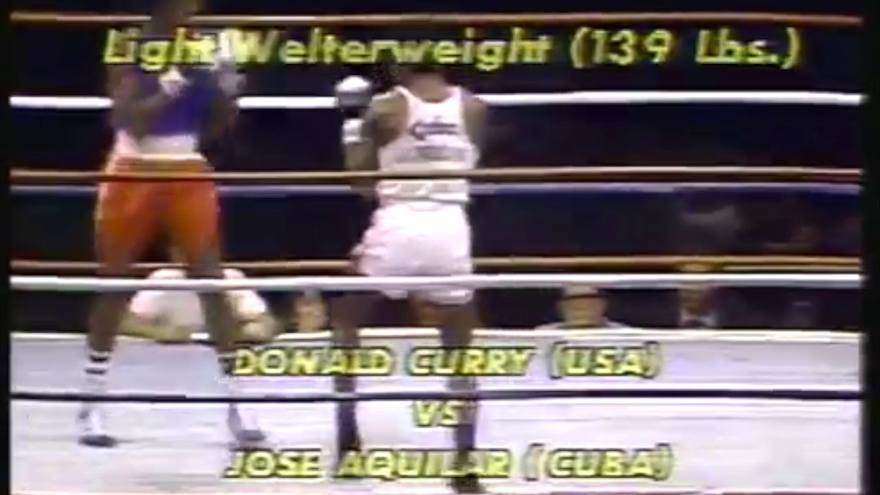 Donald Curry (USA) vs José Aquillar (CUBA). Boxing. 1978 - YouTube