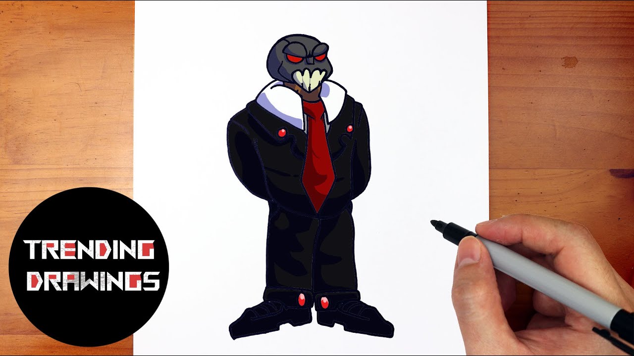 How To Draw FNF Convict - YouTube