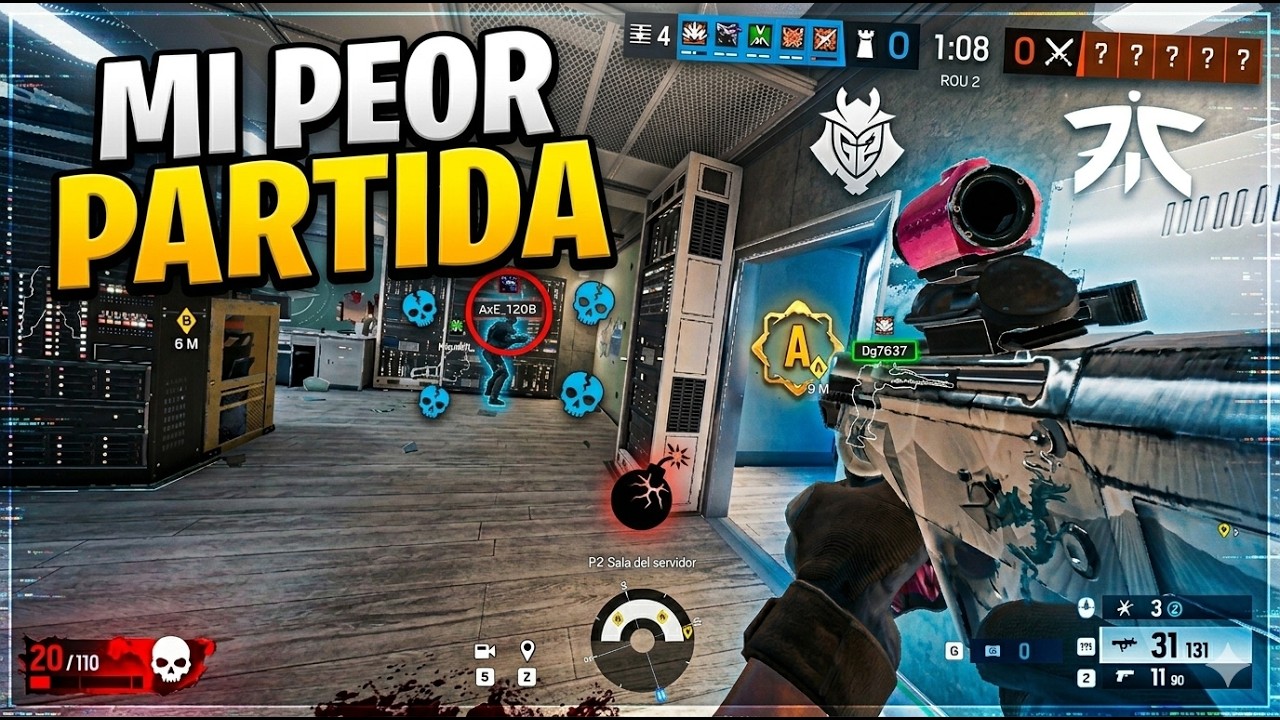 MI PEOR PARTIDA EN RAINBOW SIX... 😔 - YouTube