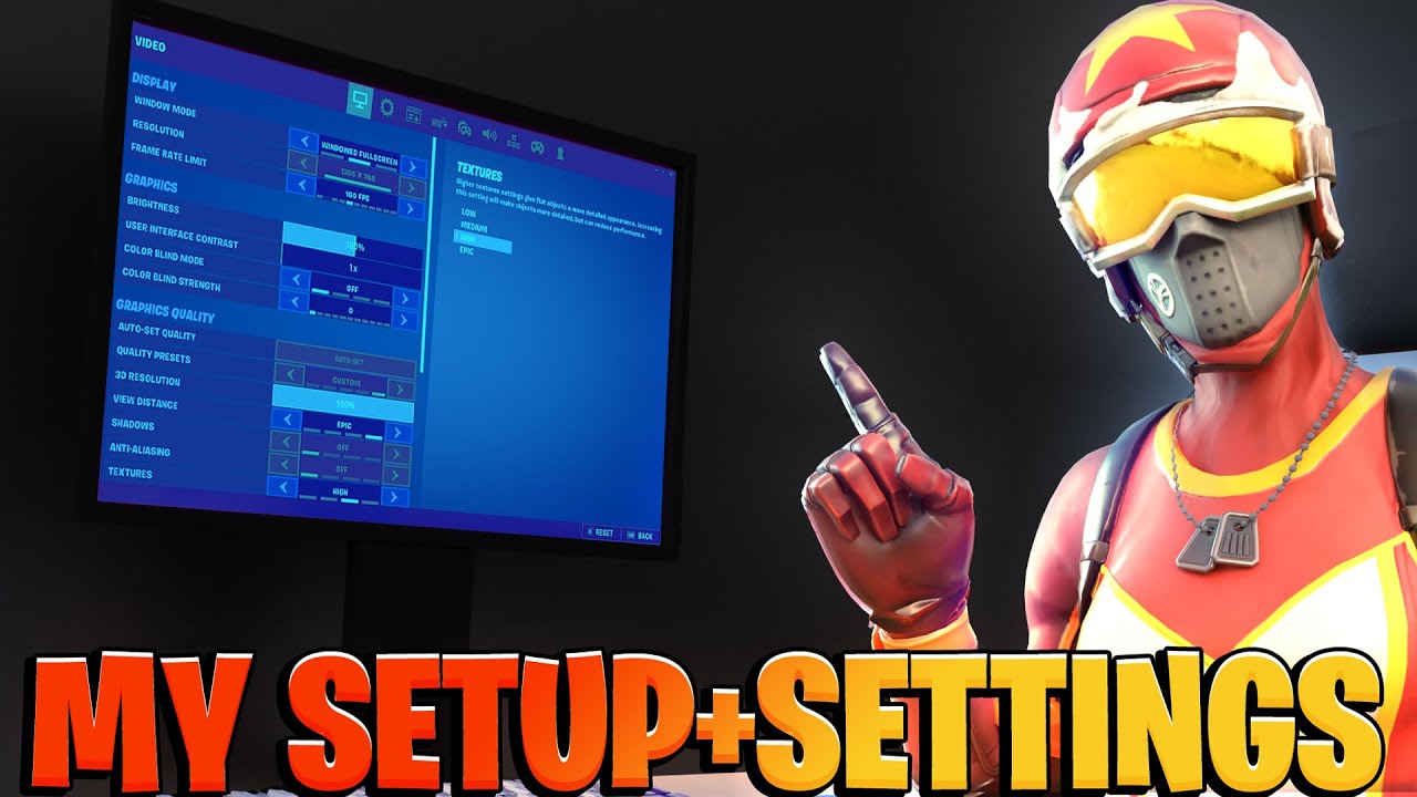 Setup Tour + Fortnite Settings - YouTube