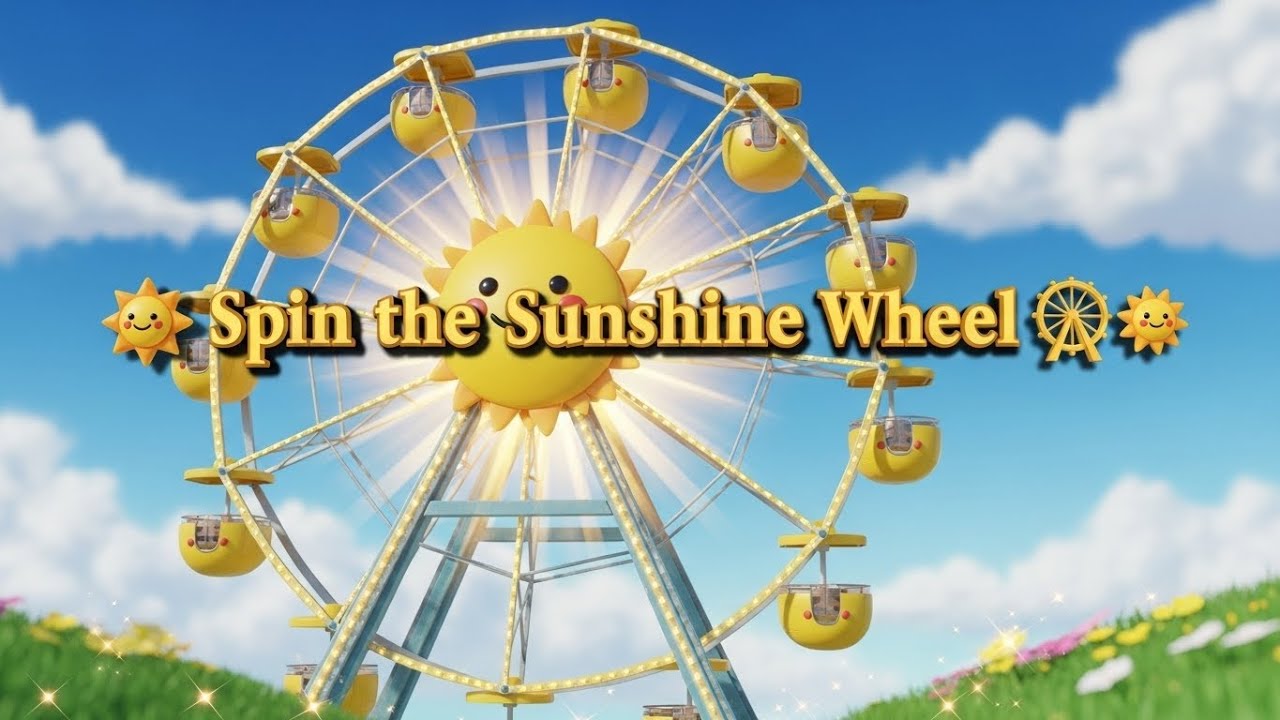 Spin the Sunshine Wheel 🌞🎡 | Fun Kids Song & Preschool Learning Video ...