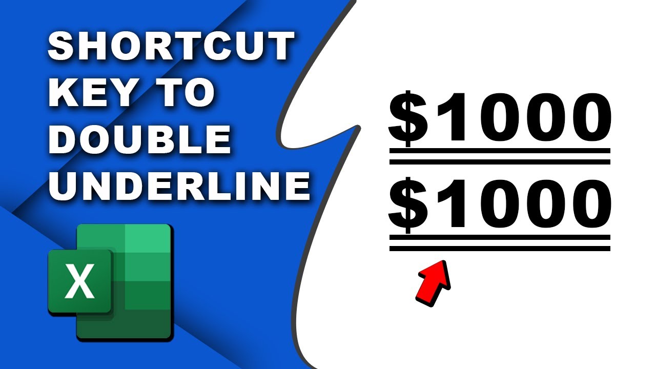 Shortcut Key For Double Underline In Excel YouTube shortcut-key-for-double-underline-in-excel-youtube