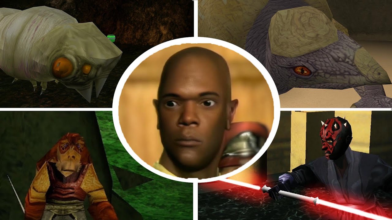 Star Wars Episode 1 Jedi Power Battles All Bosses - YouTube