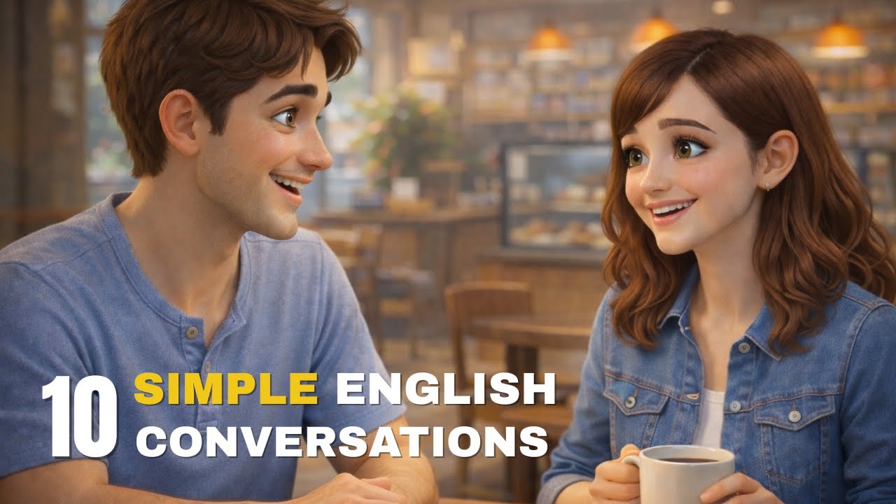 10 Simple English Conversations for Daily Life | Slow & Easy English ...
