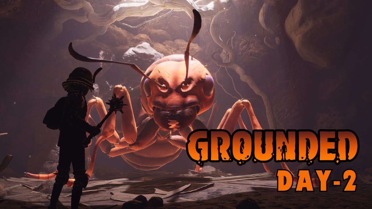 Grounded Live | Day 2 of Killing the Giant Spider! - YouTube