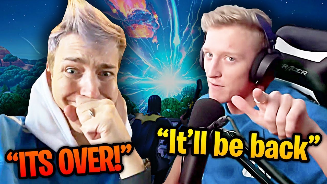 Fortnite Streamers REACT To Season 11 EVENT! (CHAPTER 2 BEGINS!) - YouTube