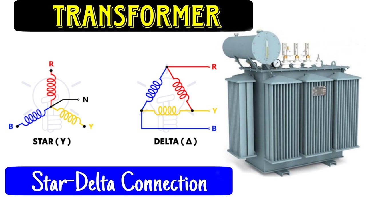 Star Delta connection in 3 phase transformer in Bengali - YouTube