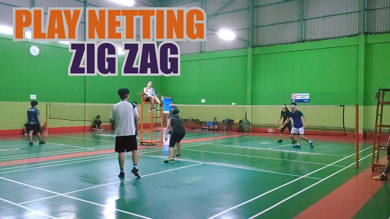 NGADU NETTING ZIG ZAG - Badminton #318 - YouTube