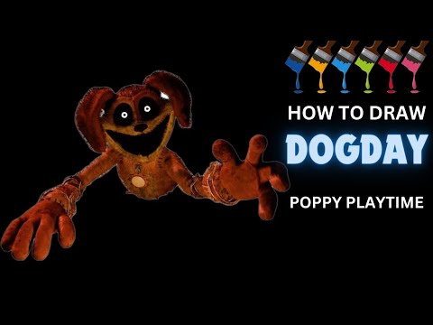 How to DRAW DOGDAY step by step/Poppy Playtime Chapter 3/Drawing ...