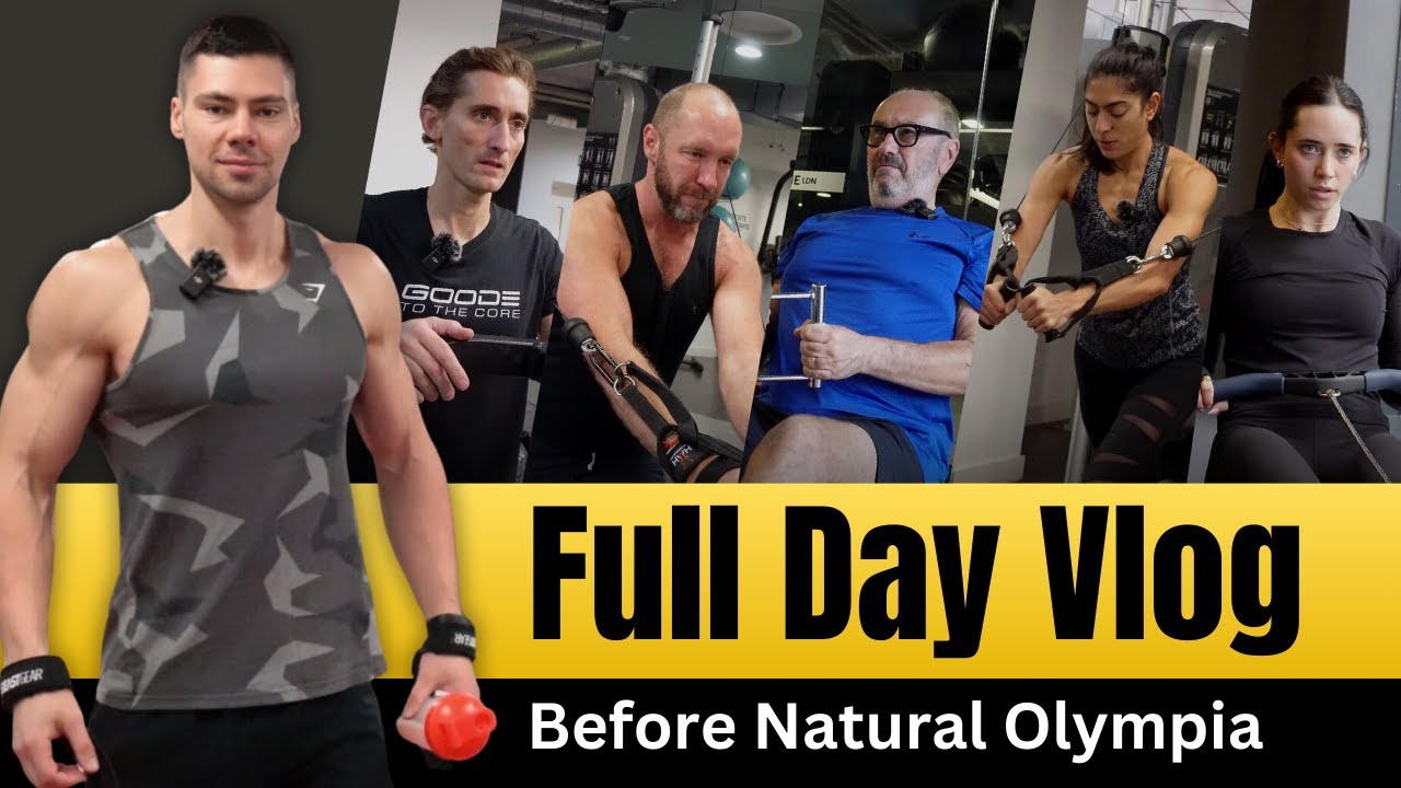 Personal trainer full day vlog before Natural Olympia - YouTube