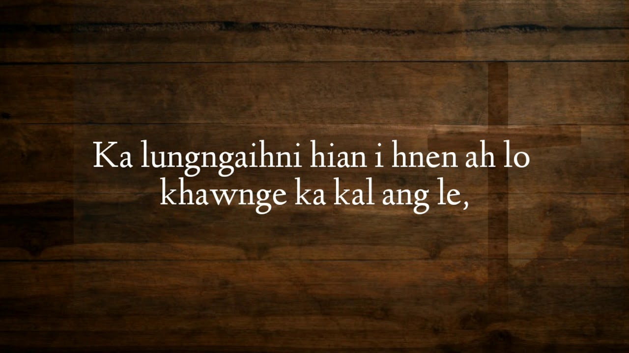 Joseph zaia-Nangmah i ni || karaoke with lyrics video || - YouTube