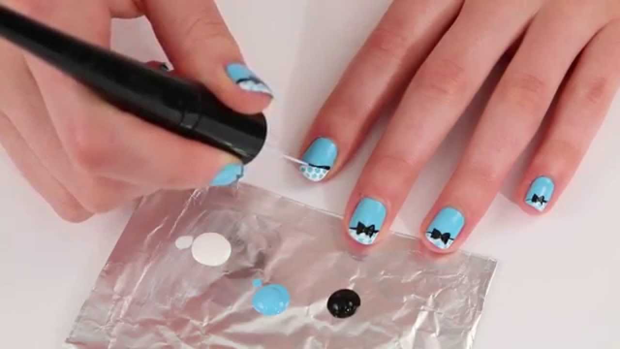 How to Do a Bow Nail Art Look with the Plie Wand by Julep | Sephora ...