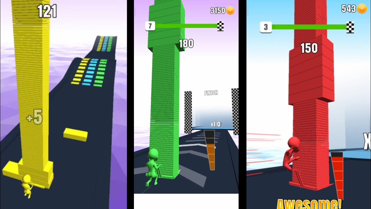 Stack colors - Android Gameplay | STACK COLORS GAME - YouTube