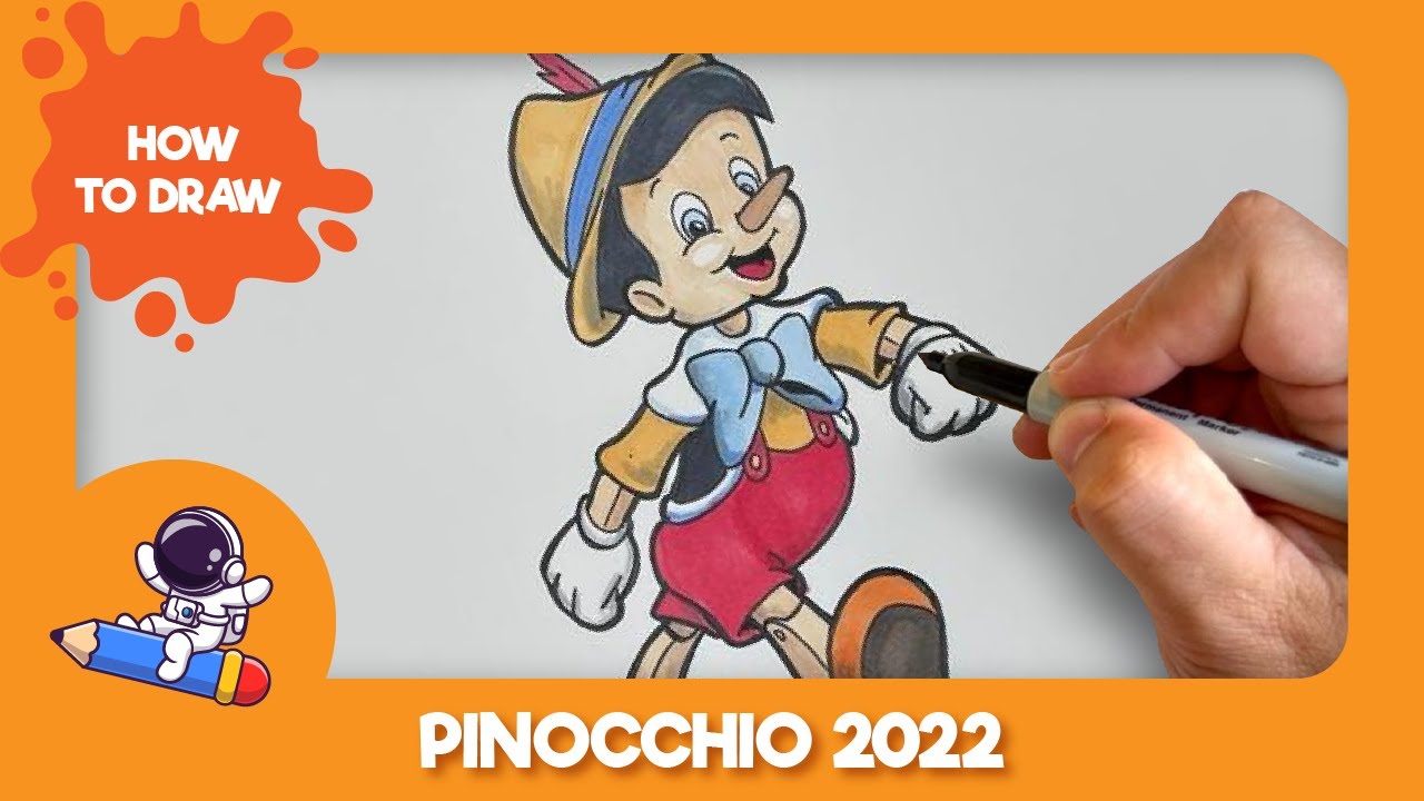 How to Draw Pinocchio 2022 Easy - YouTube