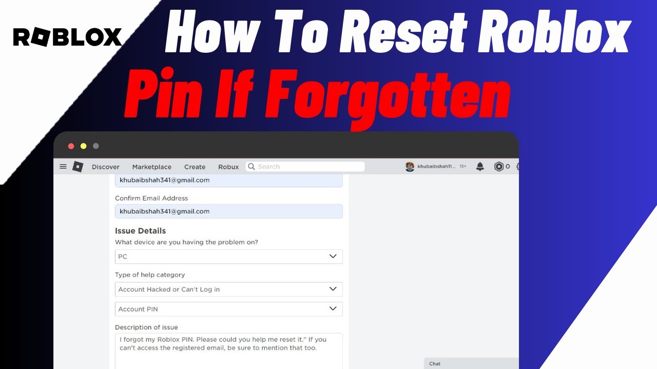 How To Reset Roblox Pin If Forgotten | Change Pin In Roblox If You ...