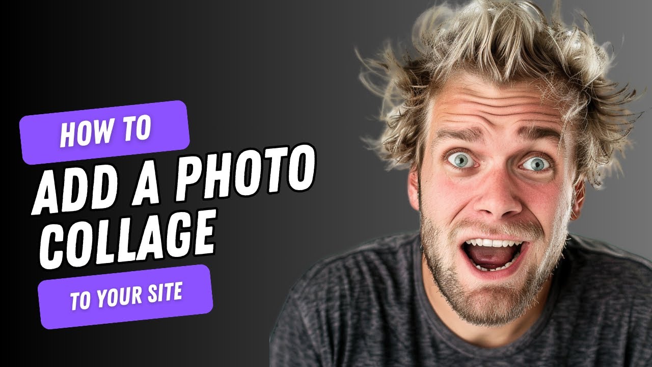 How To Add A Photo Collage To Your Website - YouTube