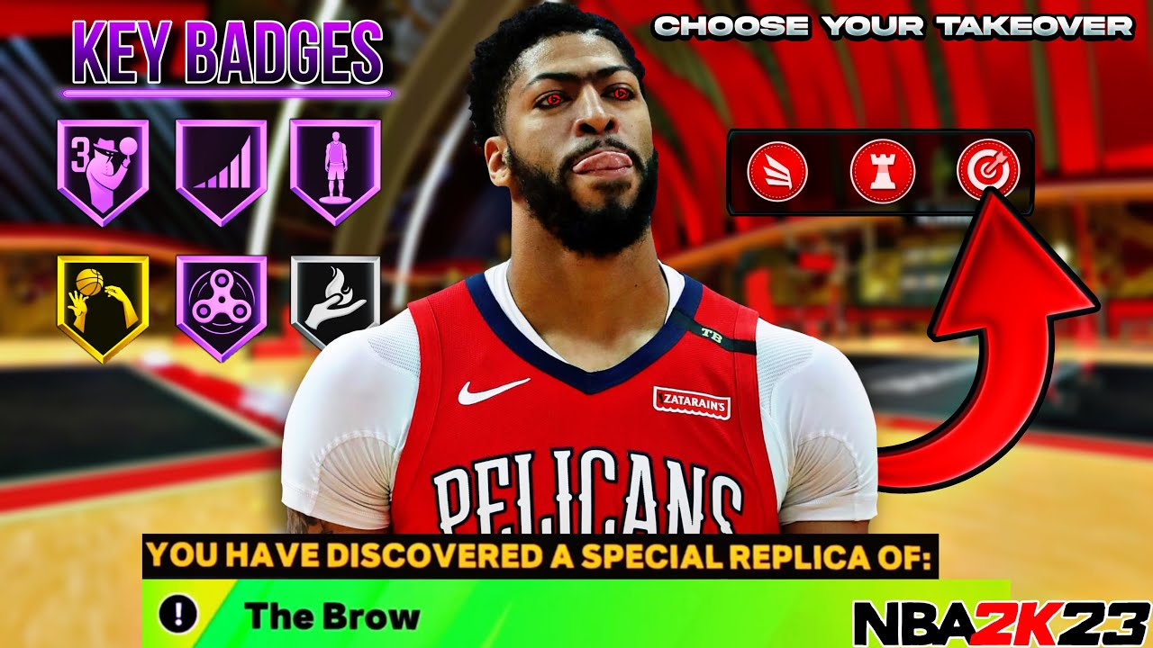 THE ANTHONY DAVIS "BROW" REPLICA BUILD IS FINALLY HERE IN NBA 2K23 ...