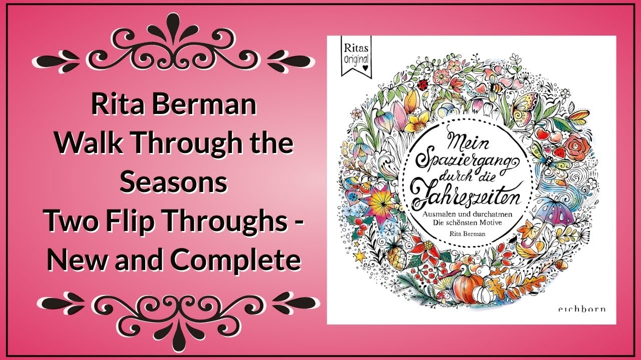 Rita Berman Seasons Compilation Book - New and Completed Flip Throughs ...