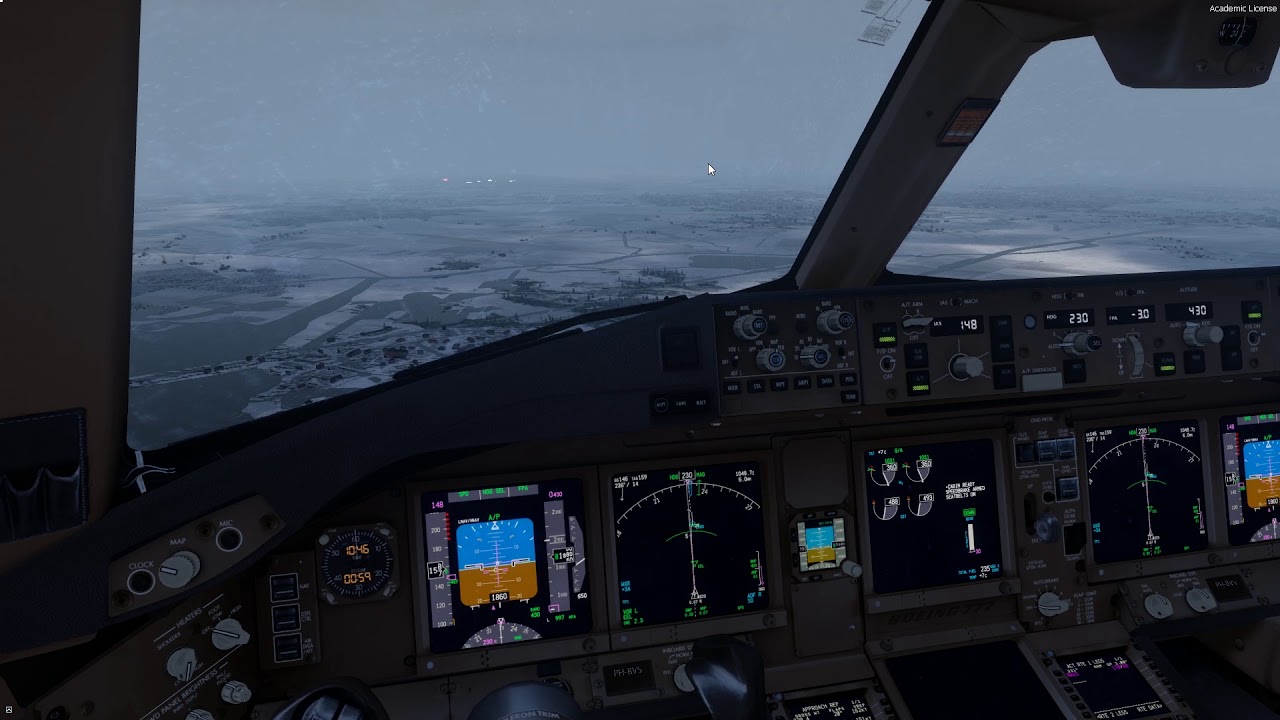 [2018-02-01] [P3D 4.1] [VATSIM] SRA Approach at Groningen Eelde [EHGG ...