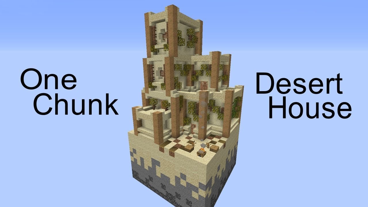 Minecraft One Chunk Build | Desert House - YouTube