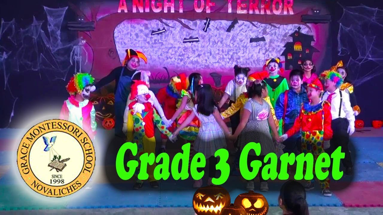 GMSN Halloween Presentation Grade 3 Garnet - Scary Clown - YouTube