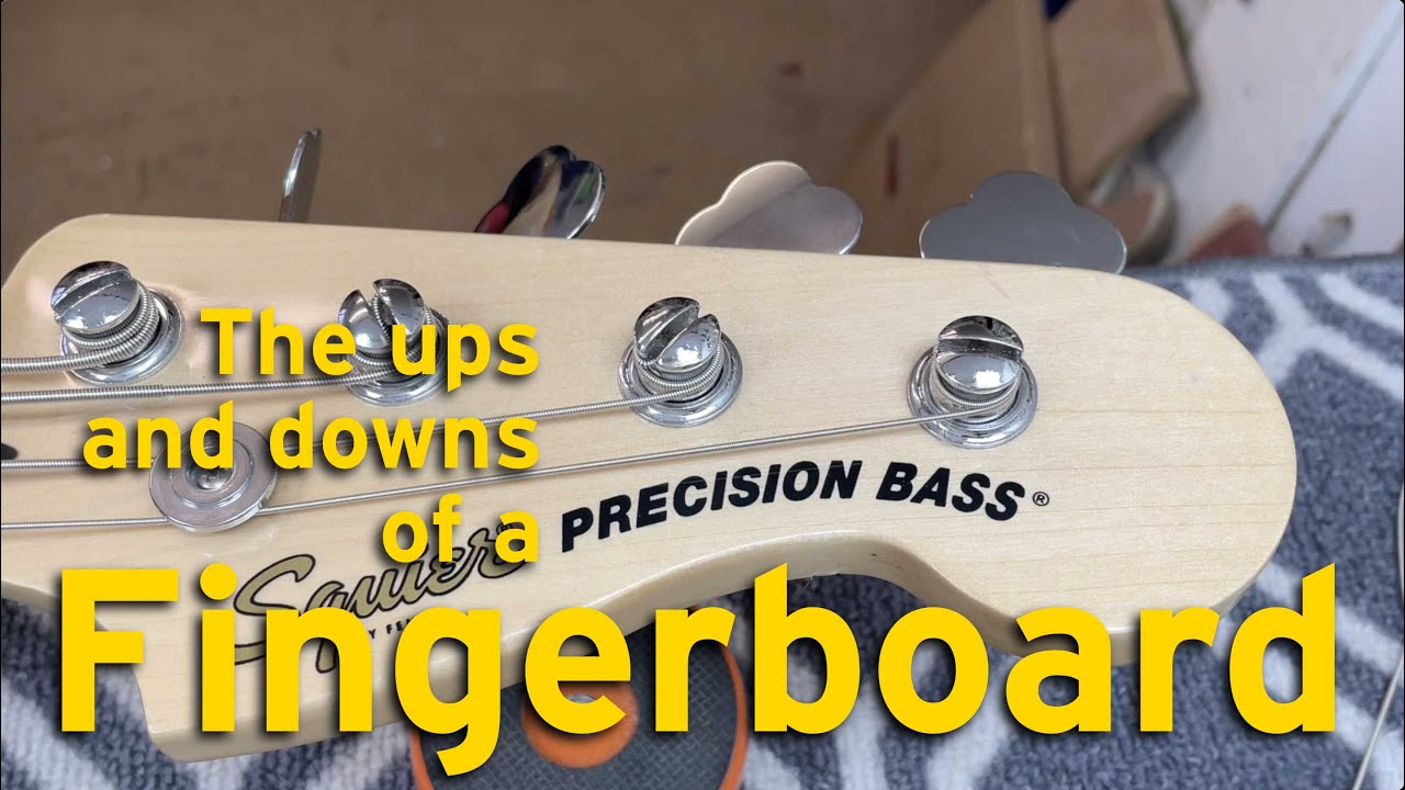 Squier Precision bass set up - YouTube