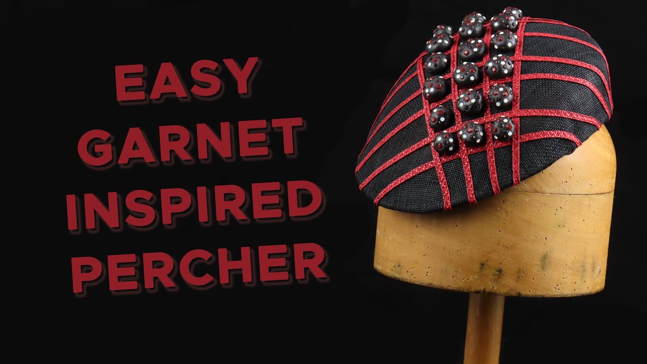 Birthstone Millinery - January - Garnet. (AKA How to make a Headpiece ...