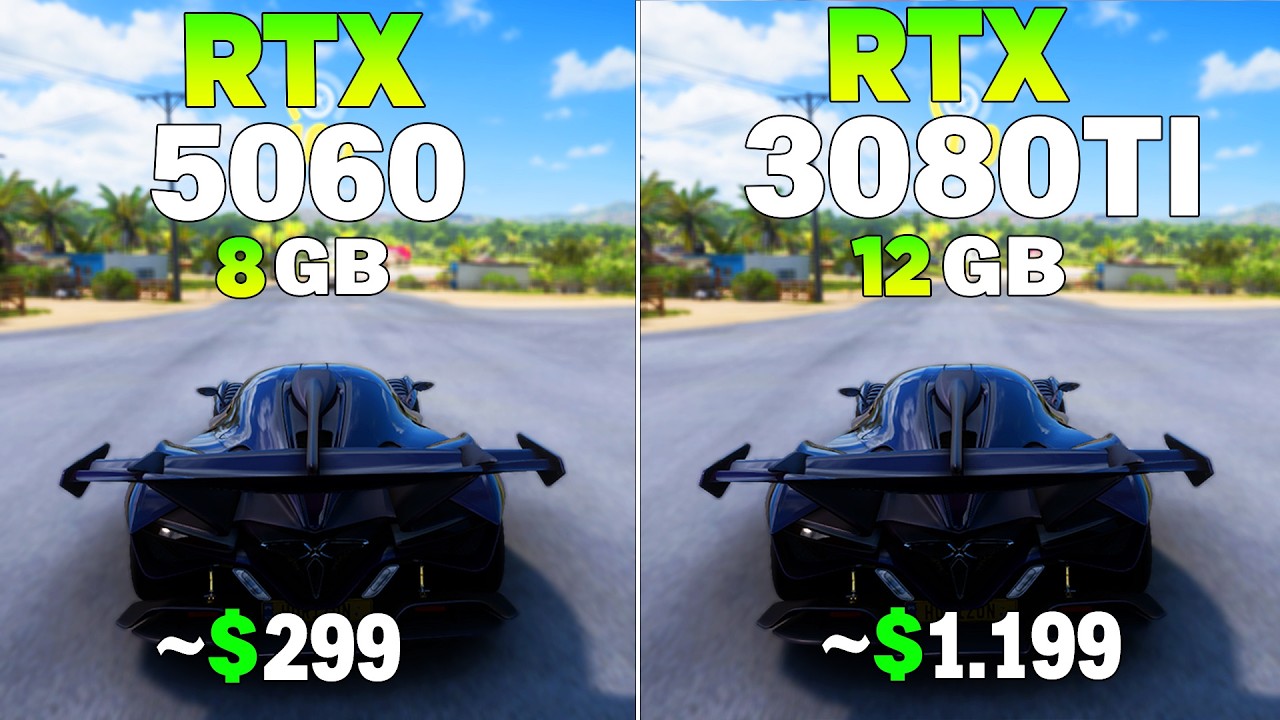 RTX 5060 vs RTX 3080 Tİ - Test in 8 Games - YouTube