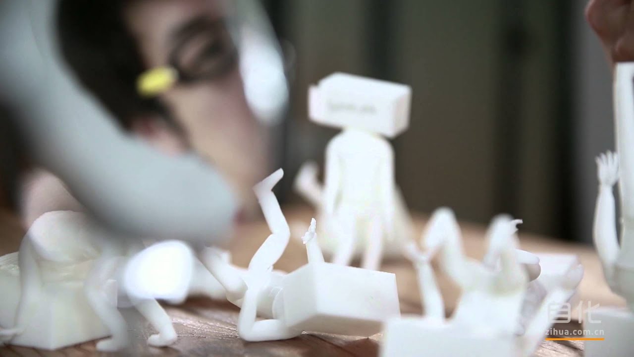 3d printed stop motion animation - back stage story - YouTube