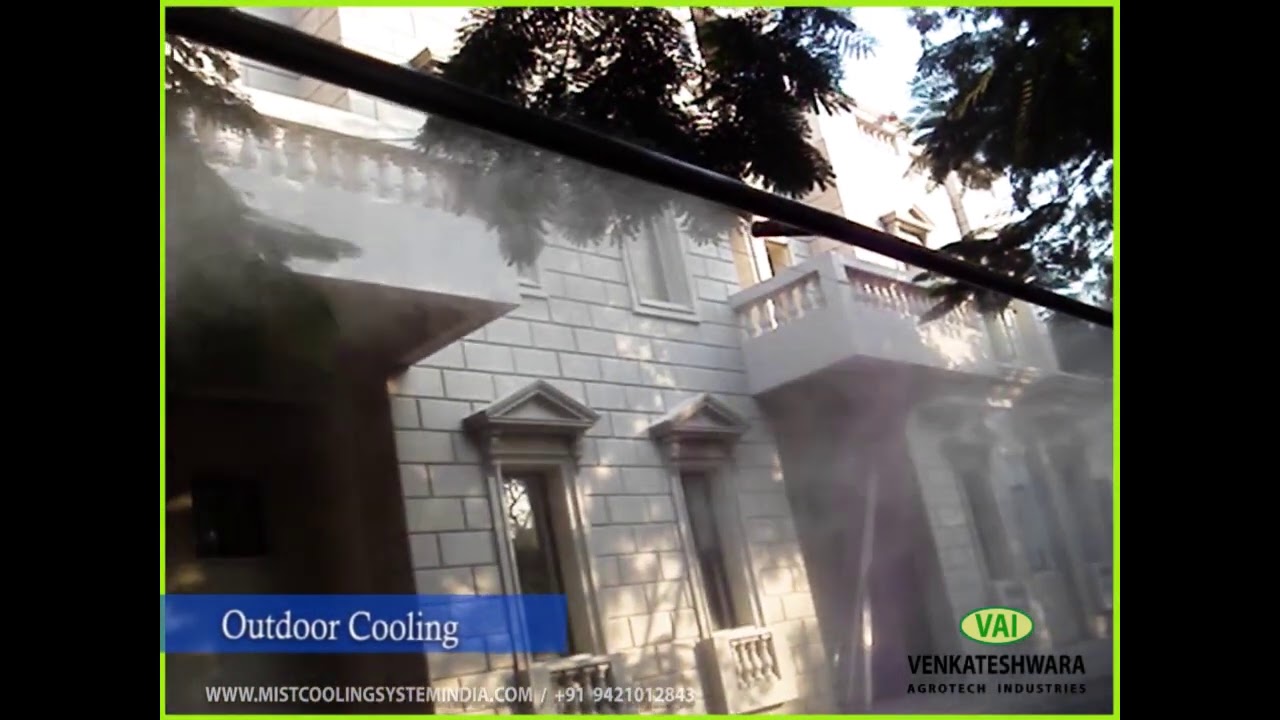 Outdoor Fogging System | Indoor & Outdoor Mist Cooling System - YouTube