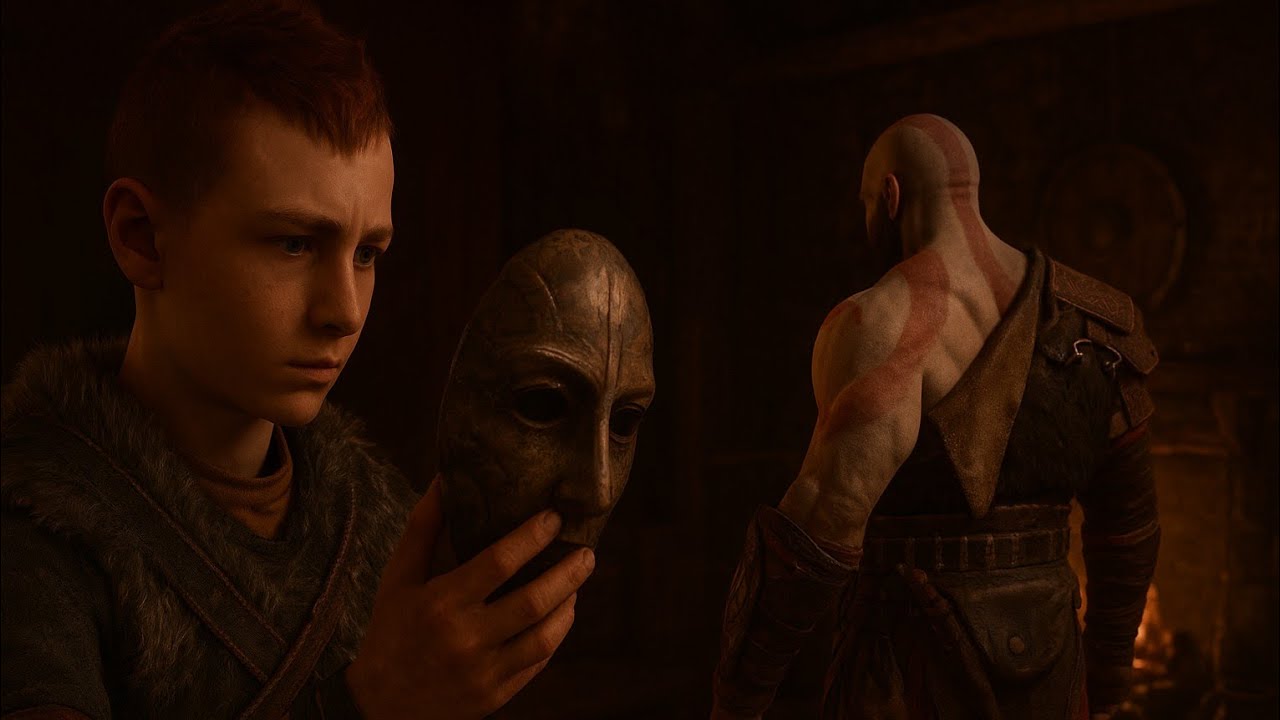 The Mask Scene That Changed Everything! Kratos Hunts for Atreus | GoW ...