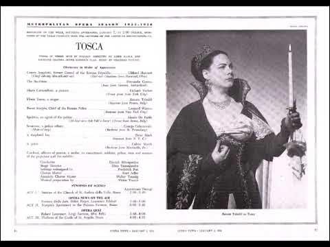 Tosca, finalmente mia! (morte di Scarpia), Met 1956, Renata Tebaldi - YouTube