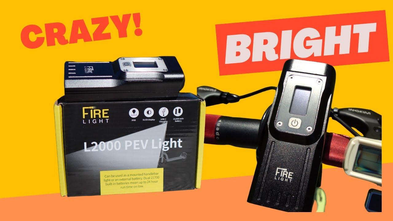 Awesome PEV Light loaded with Features, by Ginger On Wheels! - YouTube