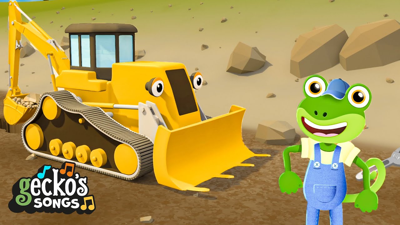 Construction Site Song | Gecko's Garage Songs｜Kids Songs｜Trucks for ...