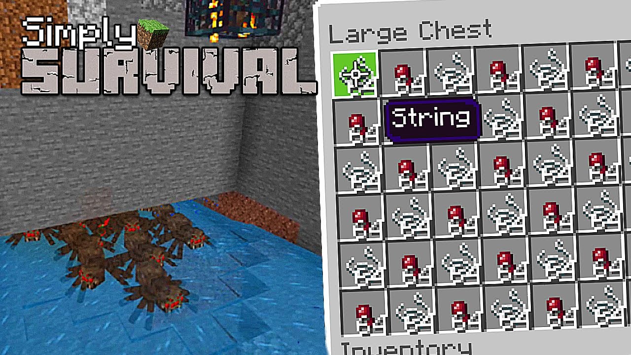 How To Make A Simple Automatic Spider Farm! -Tutorial-Xbox,Ps4 ...