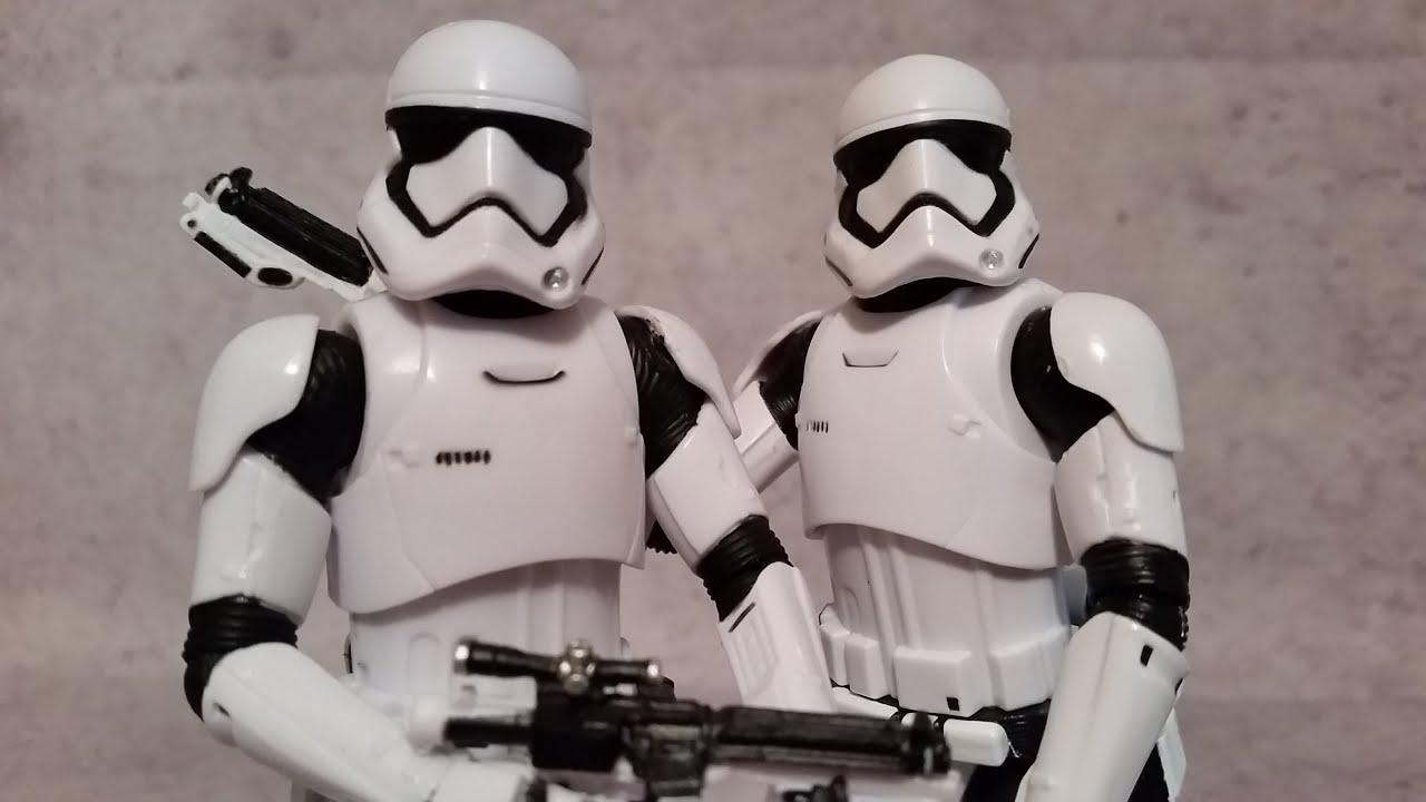 First Order Stormtrooper - Retail vs SDCC Exclusive - Star Wars Black ...