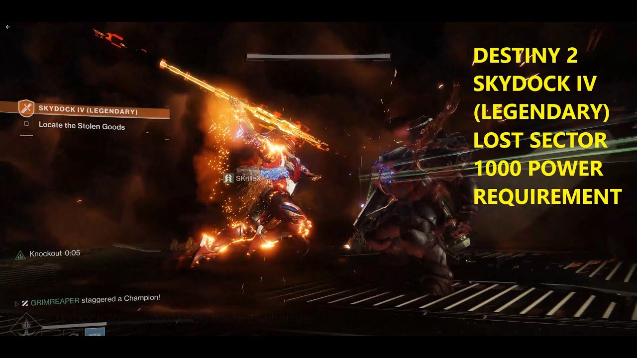 SKYDOCK IV Legendary (Earth) Under Powered W Skrillex - Destiny 2 - YouTube