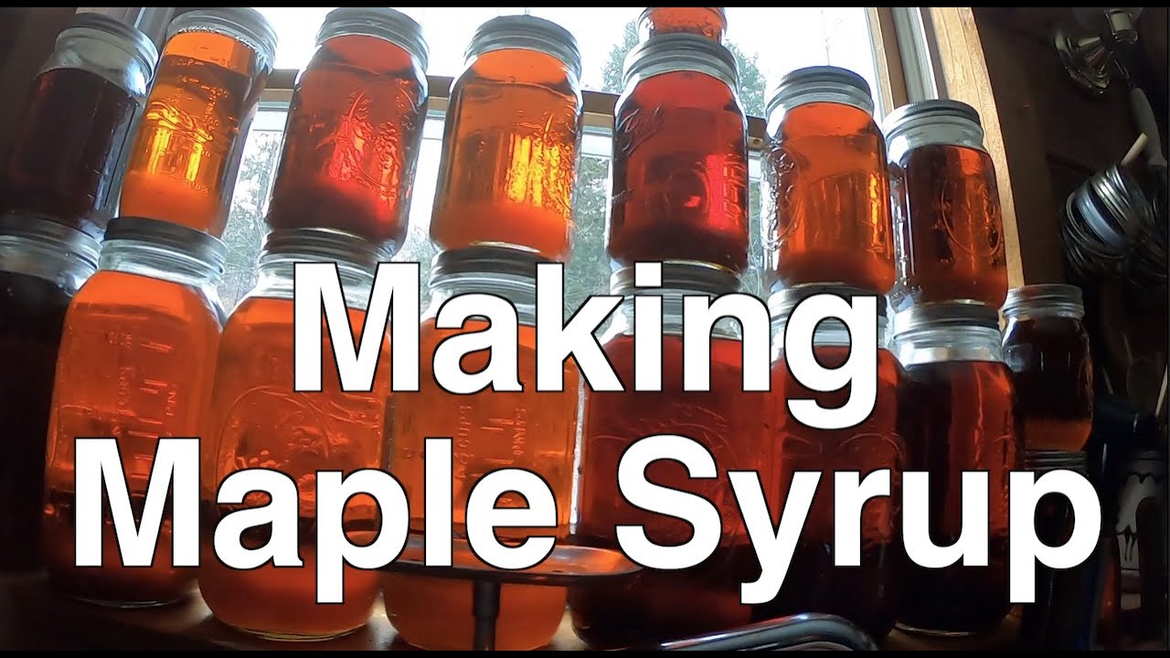 Making Maple Syrup, Spring 2020 - YouTube