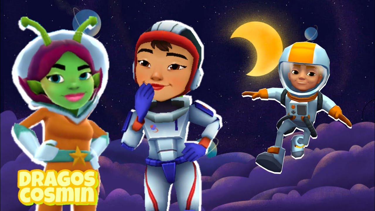 🚀 Astronaut Surfers | Buzz, Amy & Alba | Subway Surfers Houston 2021 ...
