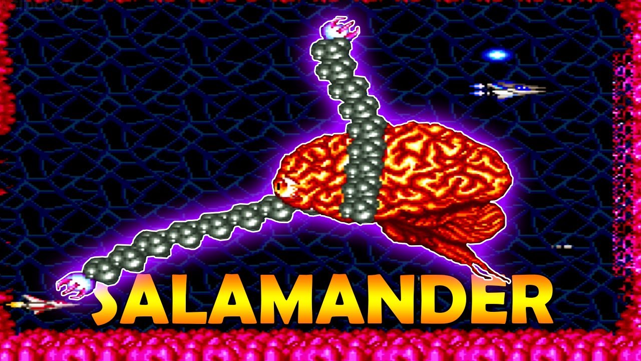 Salamander Arcade Game 2 Players Full Playthrough HD 60FPS (Life Force)1986 - YouTube