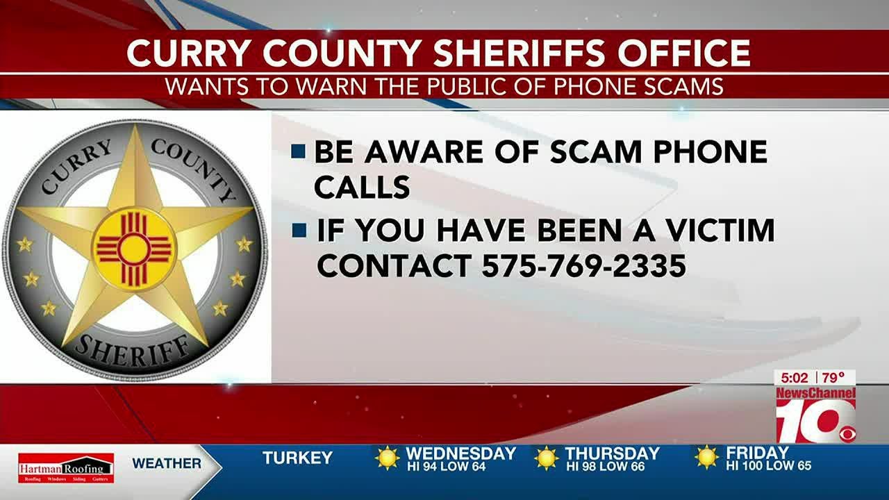 VIDEO: Curry County Sheriff’s Office warning public of phone scam - YouTube