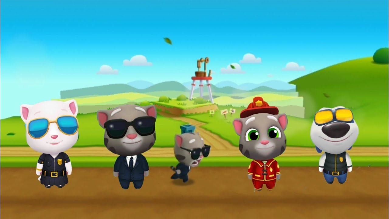 Agent Tom 🆚 Agent Angela 🆚 Deputy Hank 🆚 Fireman Tom #goldrun ...