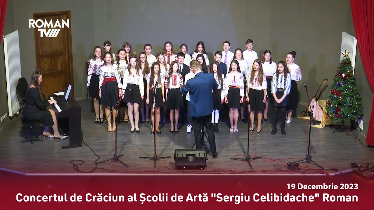 Concert de Crăciun - Școala de Artă "Sergiu Celibidache" Roman - YouTube