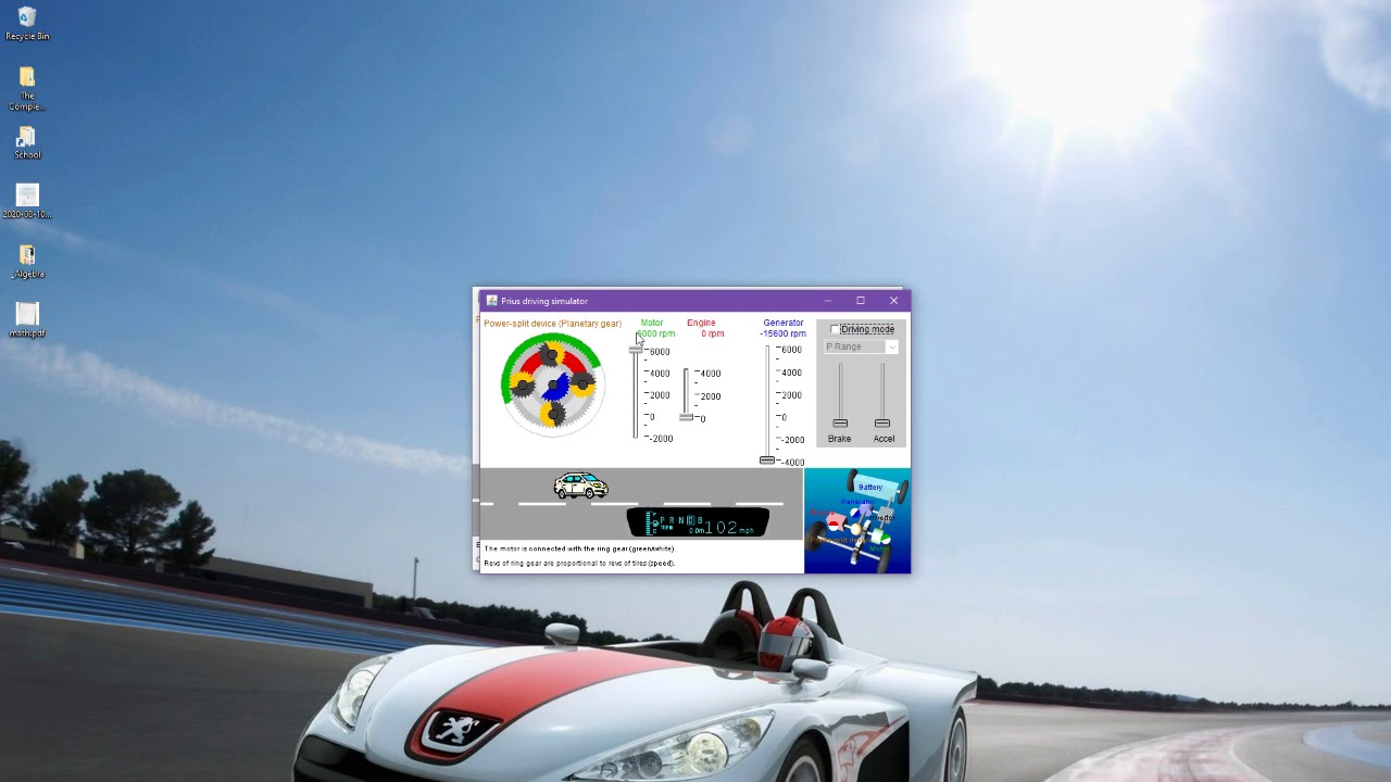 Toyota Prius Driving Simulator!!! - YouTube