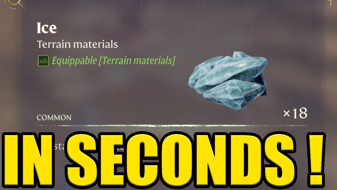 ENSHROUDED HOW to GET ICE - YouTube